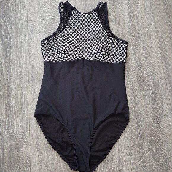 Piha | Swim | Piha High Neck Meshopenwork With Keyhole Back One Piece ...